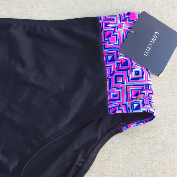 Ellen Tracy | Swim | Nwt Ellen Tracy Swim Bottoms High Waist 6 Black | Poshmark